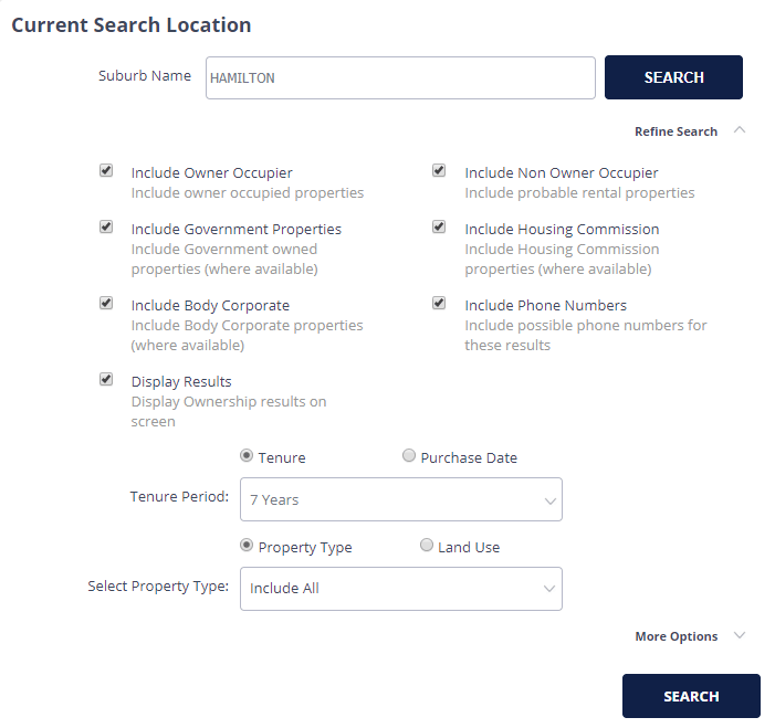 Prospecting properties on Pricefinder – Pricefinder