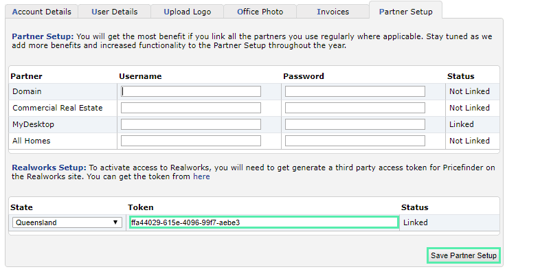 REI Forms Live / Realworks Integration – Pricefinder